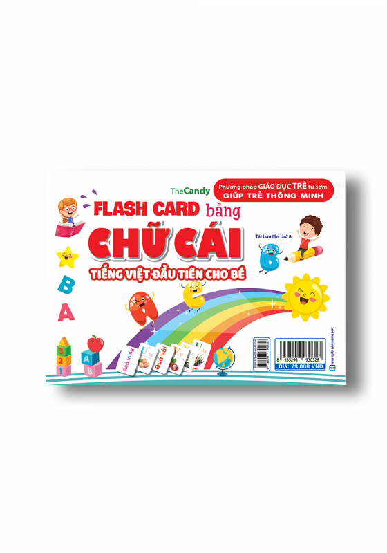 Flash Card bảng chữ cái Tiếng Việt đầu tiên cho bé - TKBooks