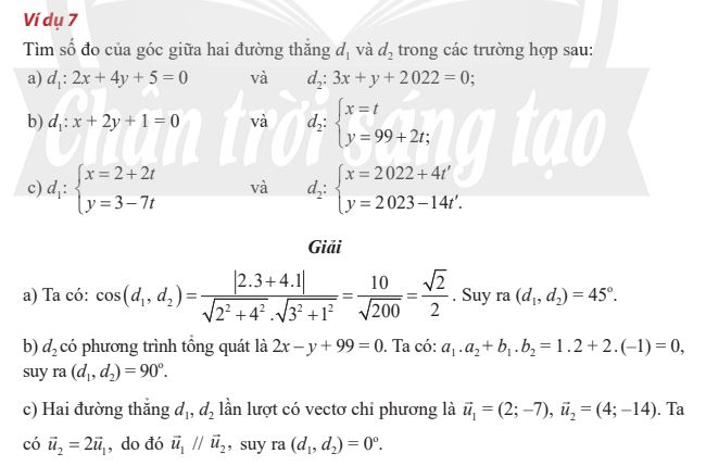 Phương pháp tọa độ trong mặt phẳng