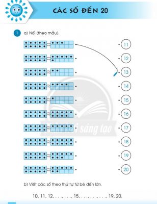 File bài tập Toán trong phạm vi 20 lớp 1 PDF tải về miễn phí