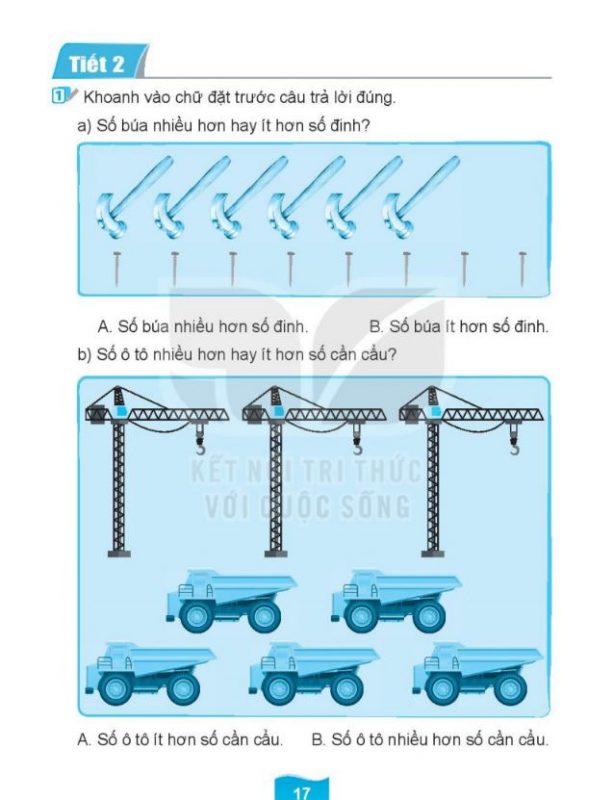 File bài tập về đếm và so sánh trong phạm vi 10 lớp 1 PDF